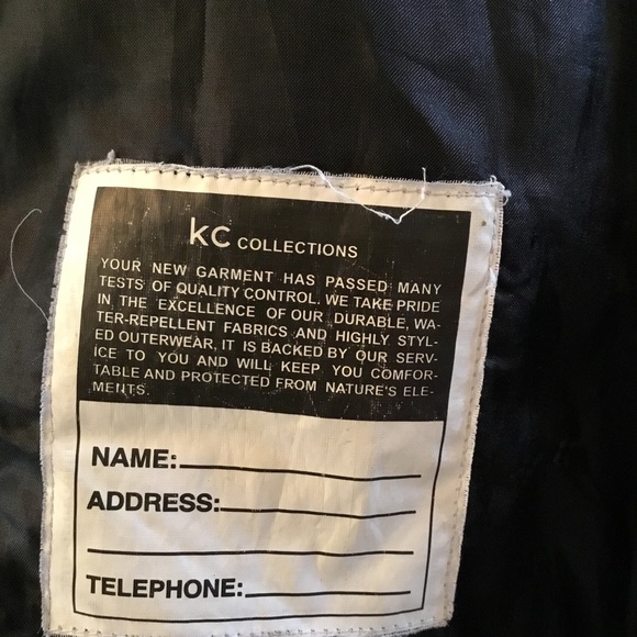 KC Collections | Jackets & Coats | Black Wool Coat With Multi Color ...